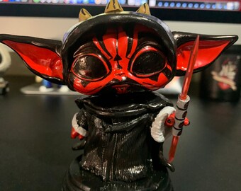 Darth Grogu Custom Funko Pop | Etsy