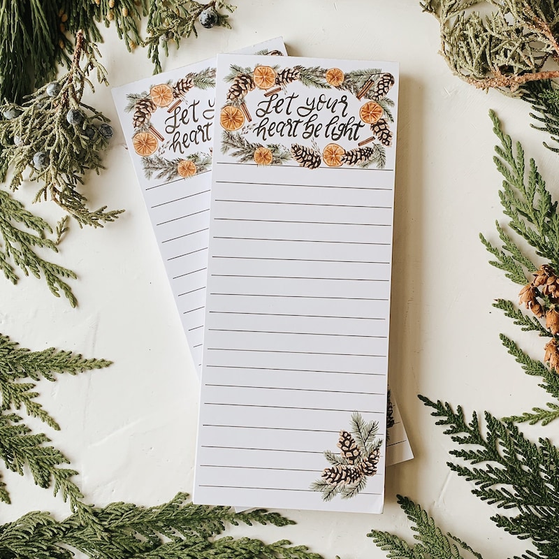 Heart Themed Notepad - Etsy