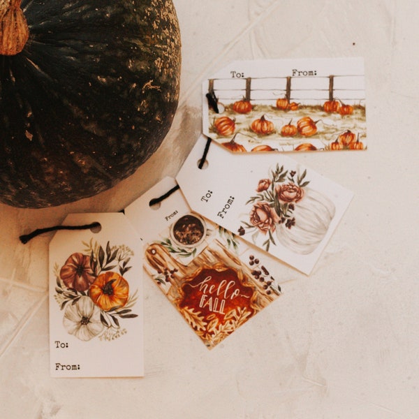 Autumn Tags - Etsy