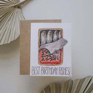 Best Birthday Fishes Greeting Card, Sardines, Tinned Fish, Birthday ...