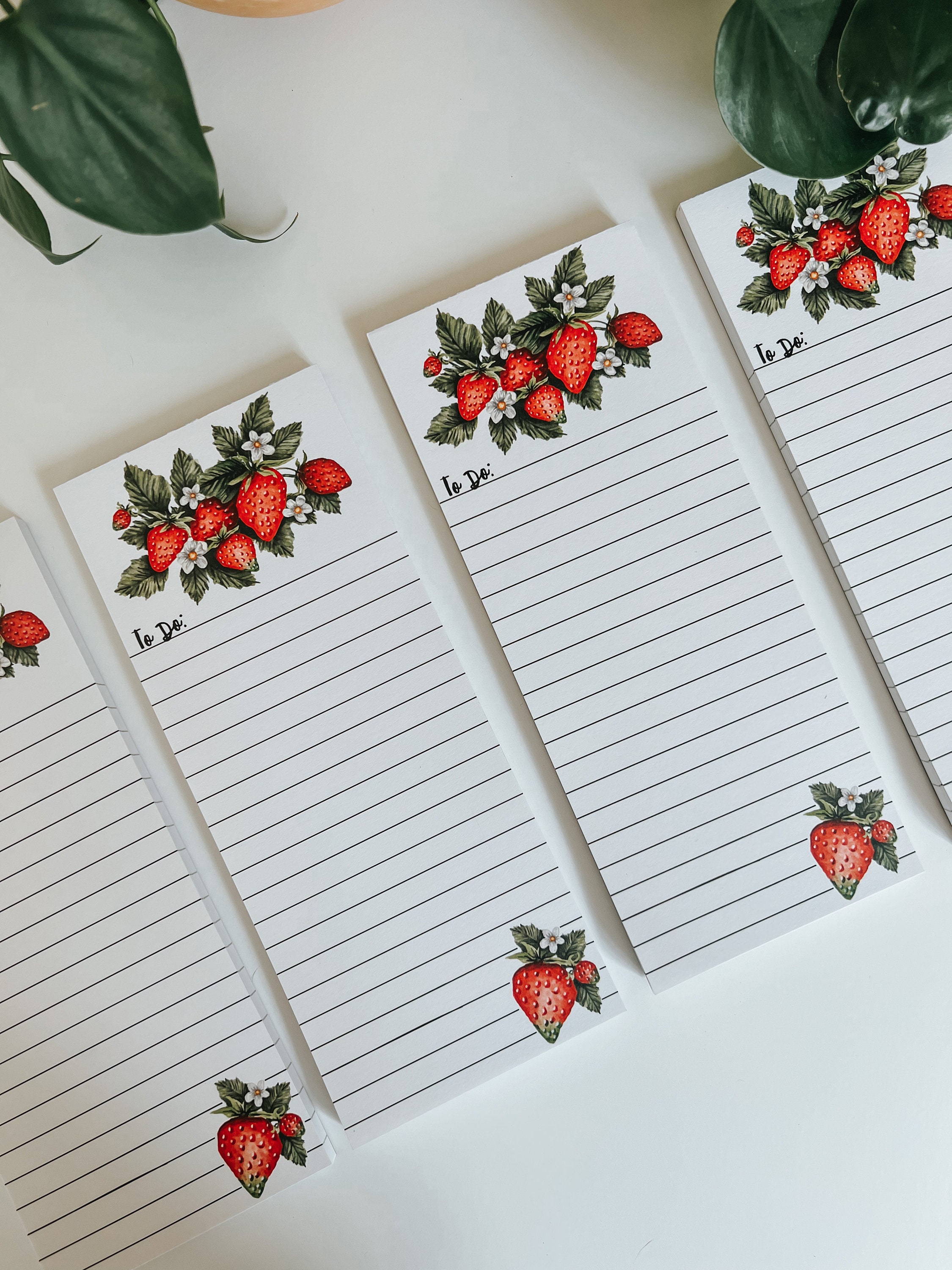 Strawberry Bunch Notepad