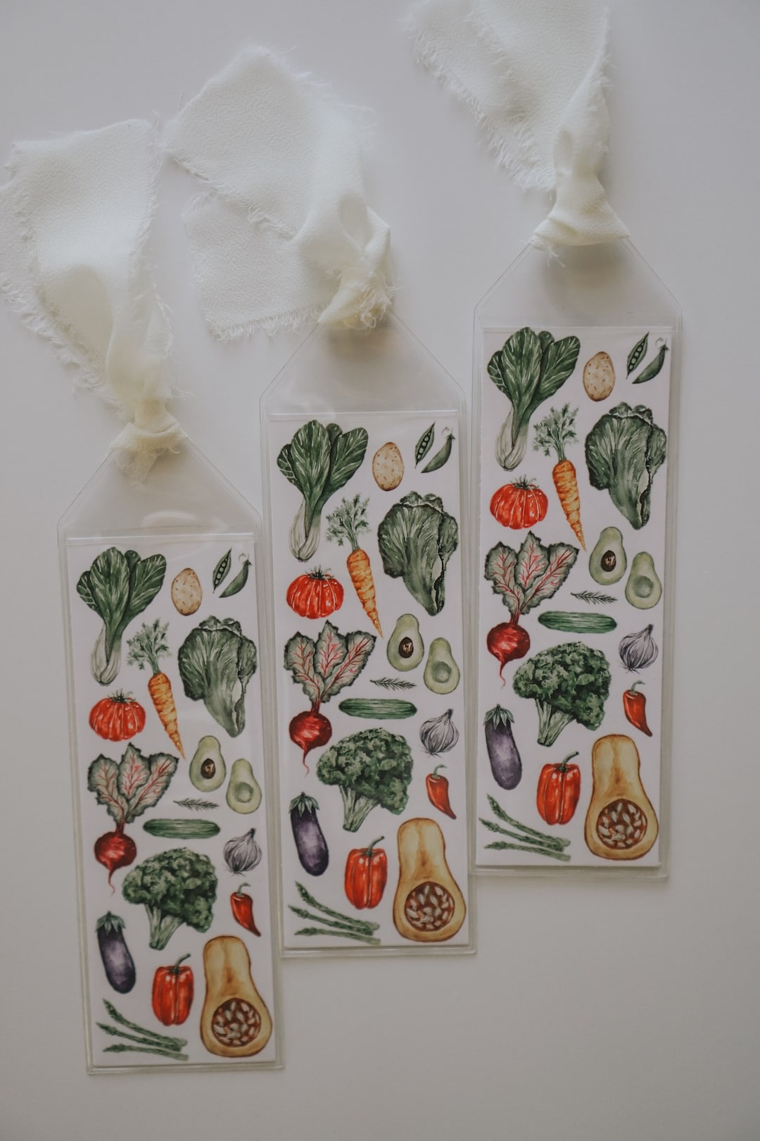 Famer's Market Bookmark, Vegetable Illustration, Vegetable Watercolor ...
