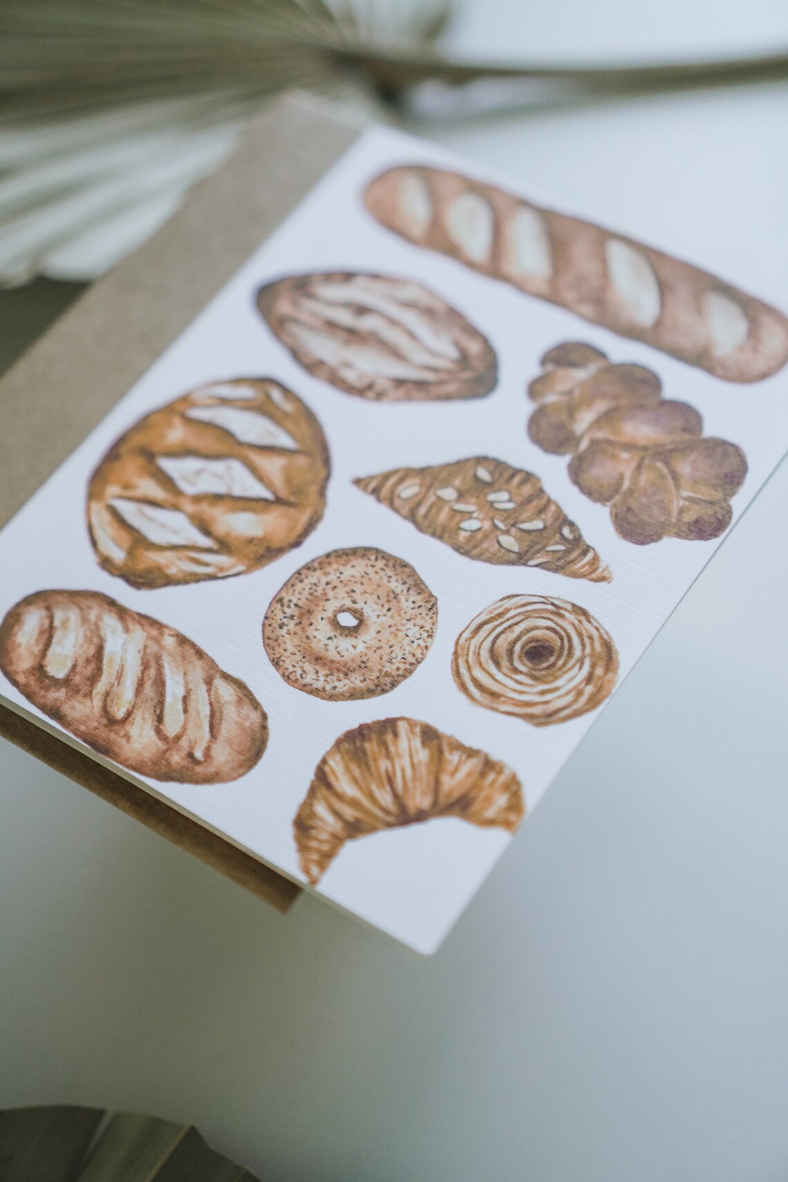 Baked Goods Sourdough Bread Card, Bakery Greeting Card, Bread ...
