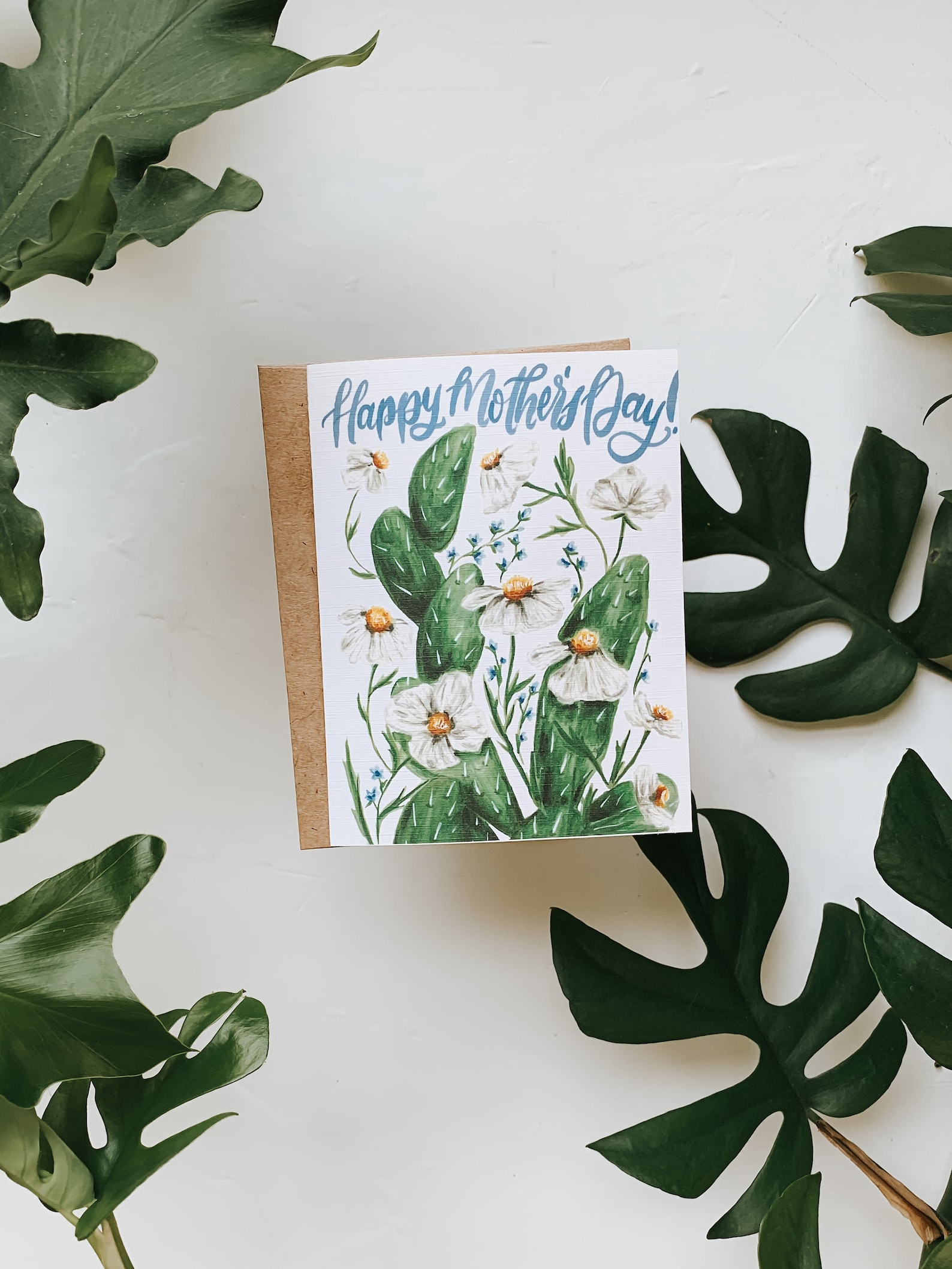 Cactus Flower Happy Mother's Day Card, Mother's Day Greeting Card ...