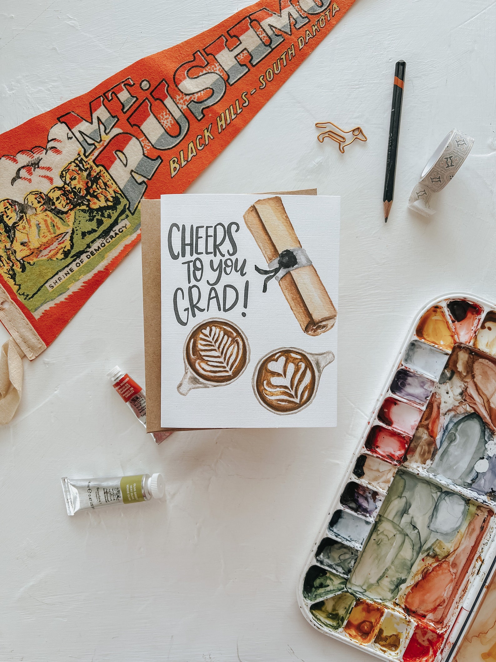 Cheers to You Graduation Card Coffee Graduation - Etsy