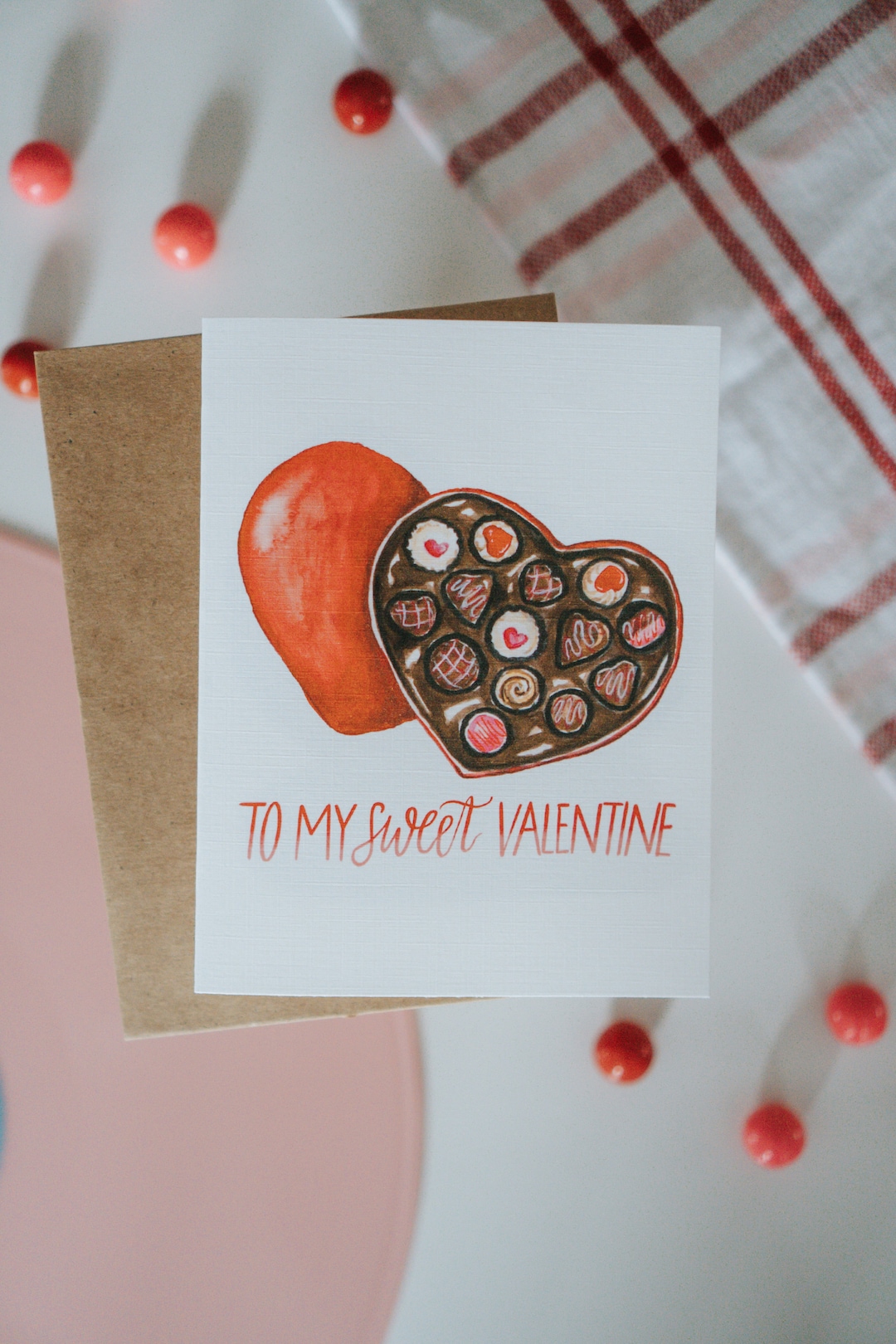 Sweet Valentine Chocolates Card, Box of Chocolates, Valentine ...