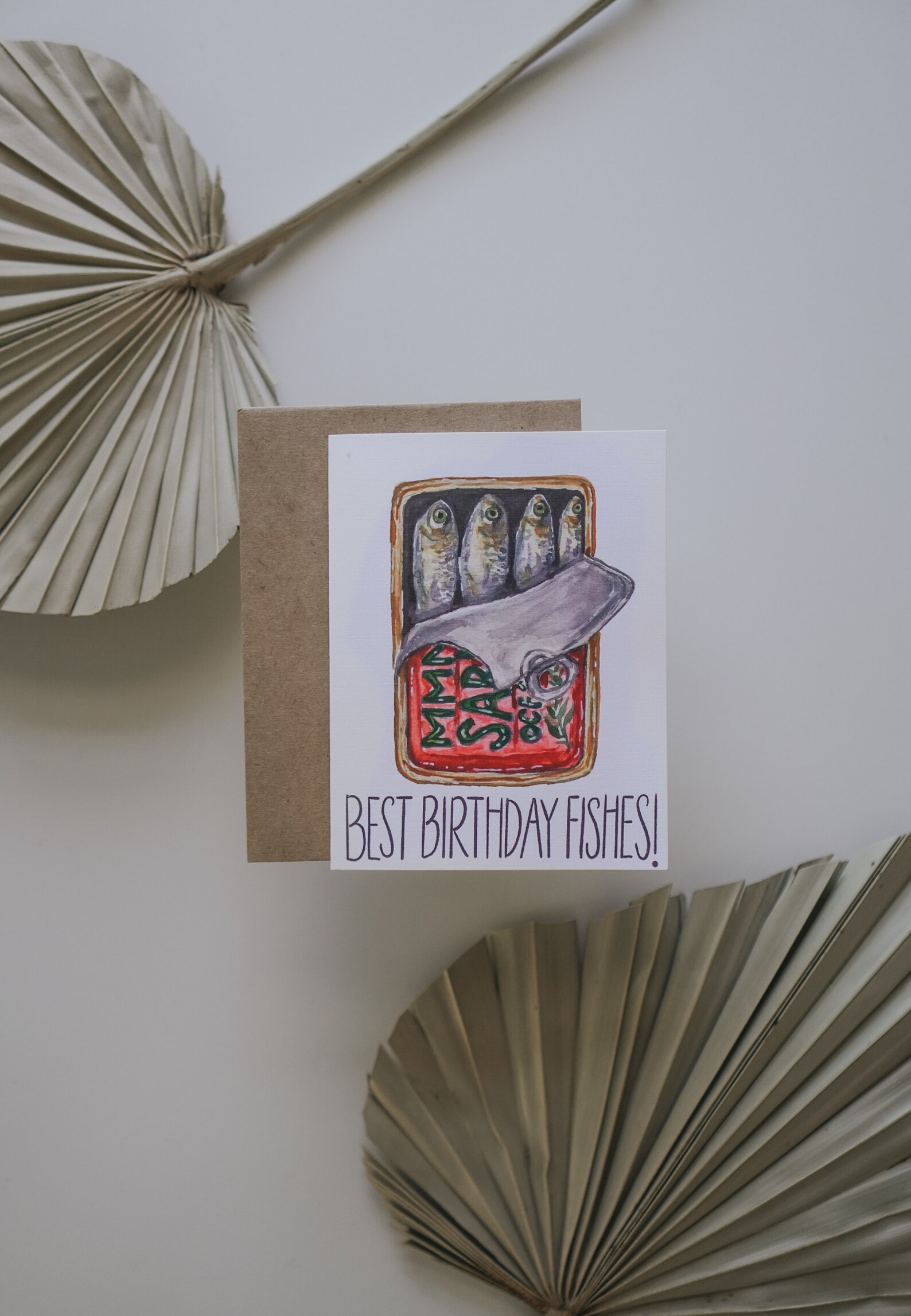 Best Birthday Fishes Greeting Card, Sardines, Tinned Fish, Birthday ...