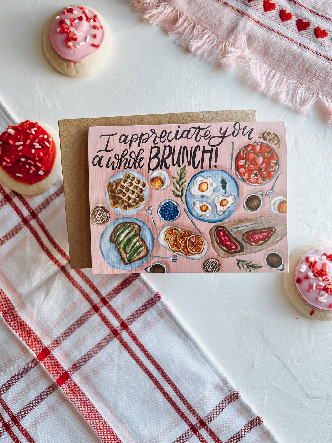 I Appreciate You a Whole Brunch Card, Brunch Valentine, Breakfast ...