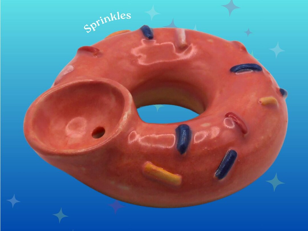 Ceramic Donut Pipe - Etsy