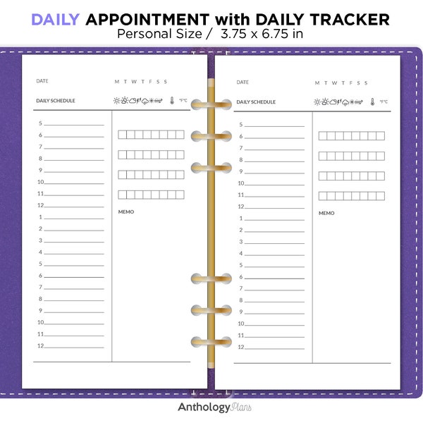 Monthly Appointment Tracker - Etsy