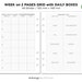 Weekly MENU GRID With Grocery List A6 Printable Planner Insert Ring ...