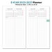 5 Year Planner 2023 2027 Personal Filofax Quarter Printable - Etsy