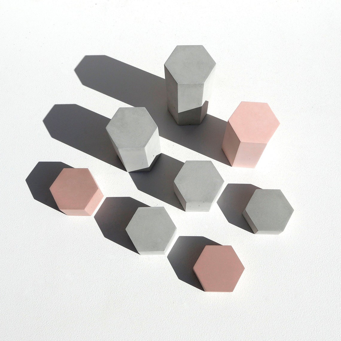 Concrete Hexagon - Display Stands - Etsy