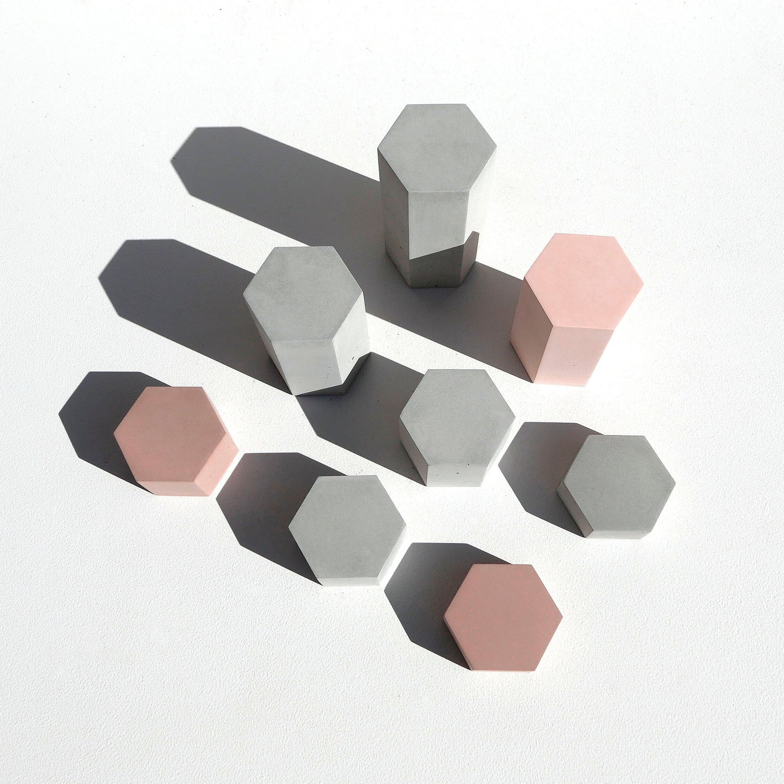 Concrete Hexagon - Display Stands - Etsy