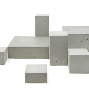 Concrete Block - Display Stand - Etsy