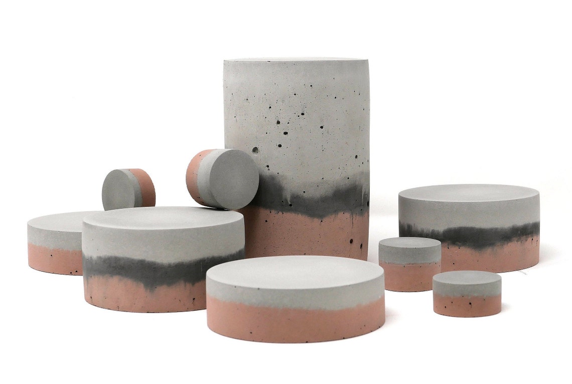 Concrete Cylinder Display Stand - Etsy
