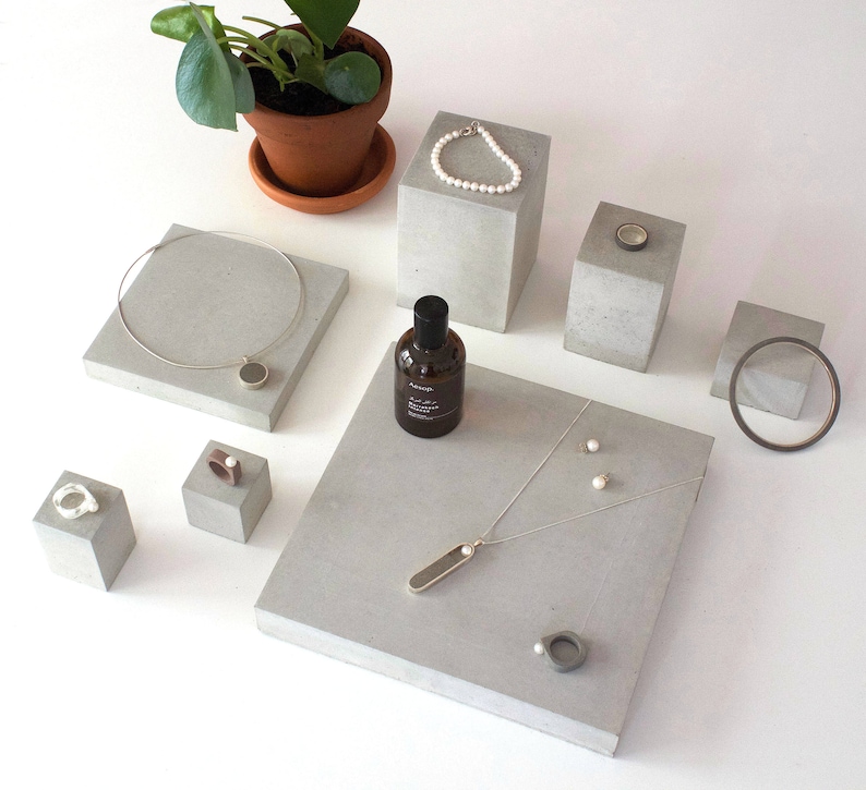 Concrete Block Display Stand - Etsy Australia