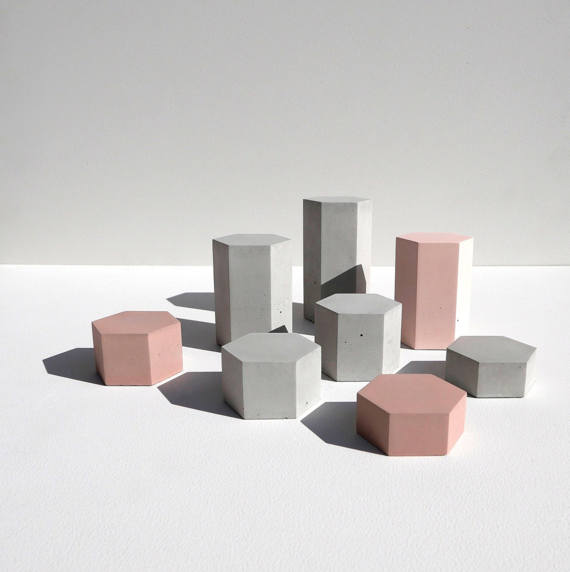 Concrete Hexagon - Display Stands - Etsy