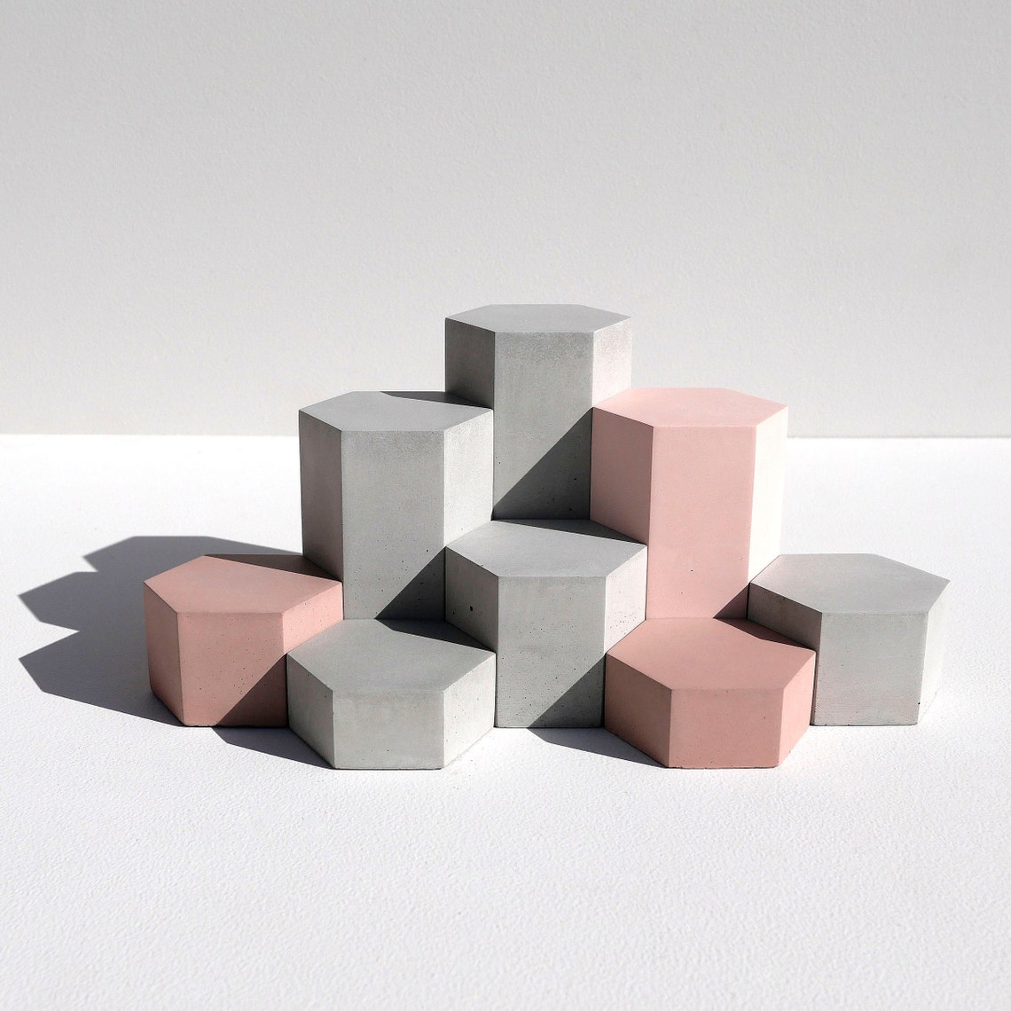 Concrete Hexagon - Display Stands - Etsy