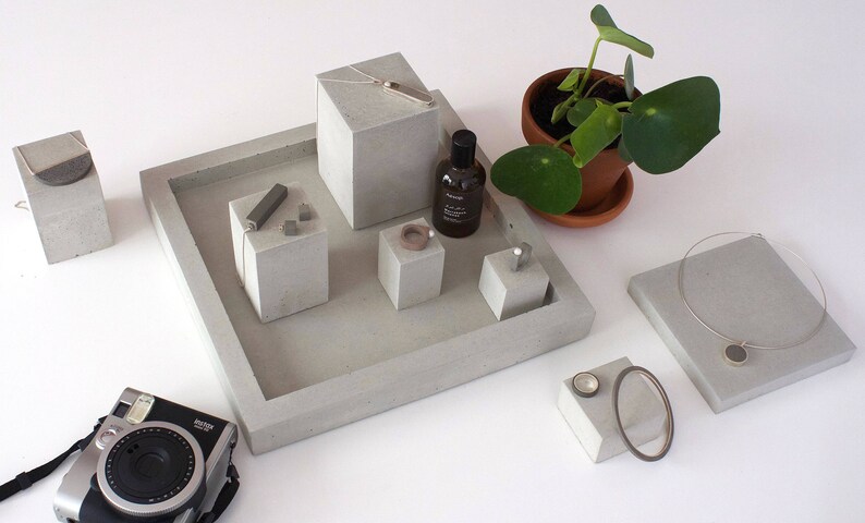 Concrete Block Display Stand - Etsy