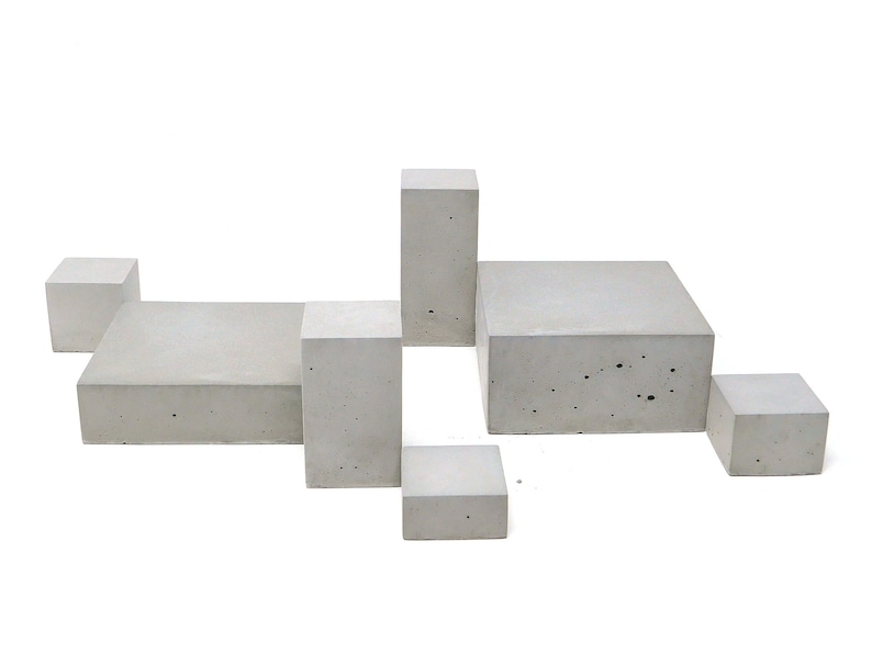 Concrete Block - Display Stand - Etsy