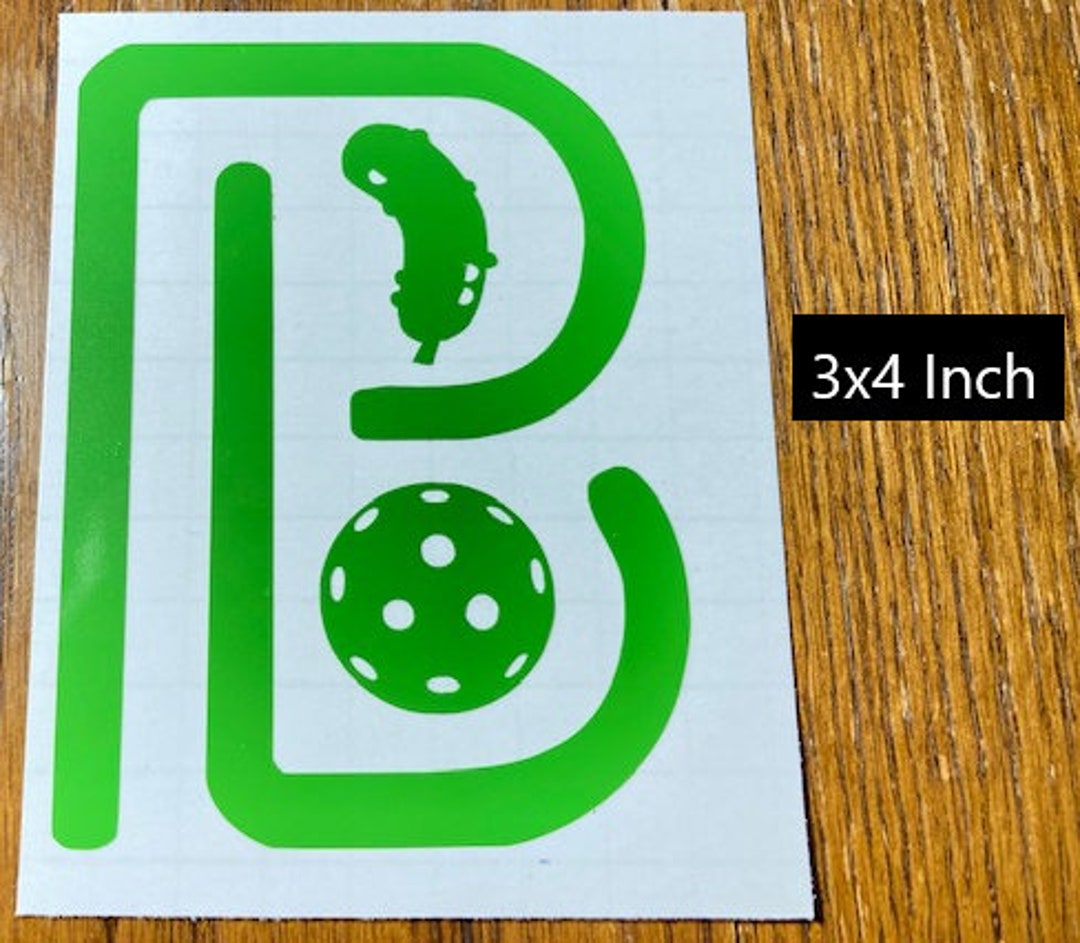 Pickleball Stickers/decals. Custom Colors Sizes Monograms - Etsy