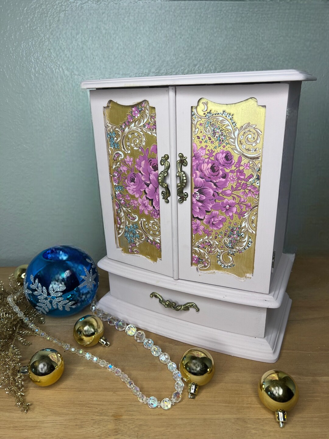 Pink Glam Jewelry Box - Etsy