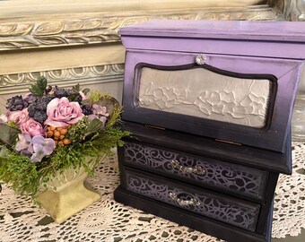 Purple Jewelry Box - Etsy