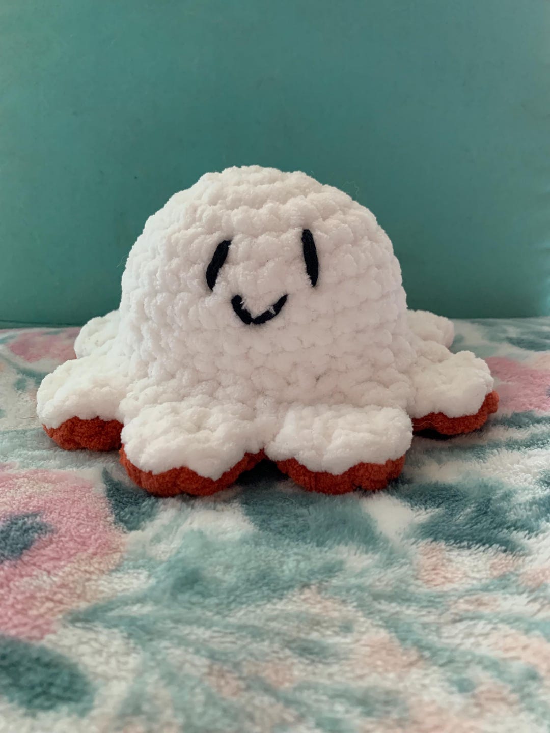 Crochet Reversible Octopus - Happy/angry Octo - Mood Display - Etsy