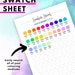 Color Tracker, Colour Tracker, Coloring Book Tracker, Colouring Book ...