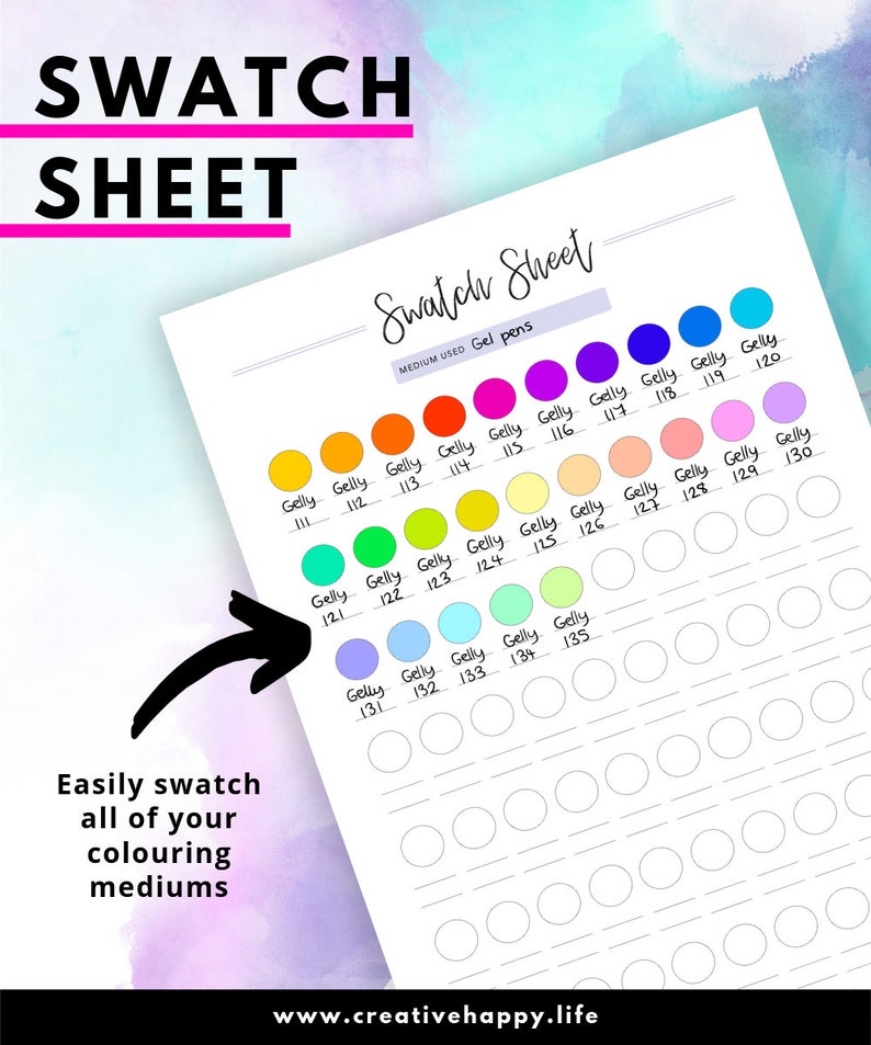 Color Tracker, Colour Tracker, Coloring Book Tracker, Colouring Book ...