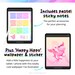 Pastel Digital Planner and Sticky Notes | Goodnotes & Noteshelf Bullet ...