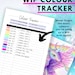 Color Tracker Colour Tracker Coloring Book Tracker - Etsy