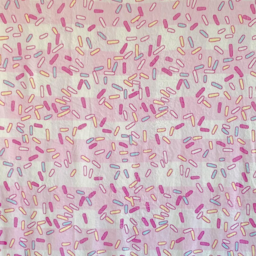 Pastel Sprinkle Gingham Fleece Soft Blanket Throw in Pink 1 X 1.5m - Etsy