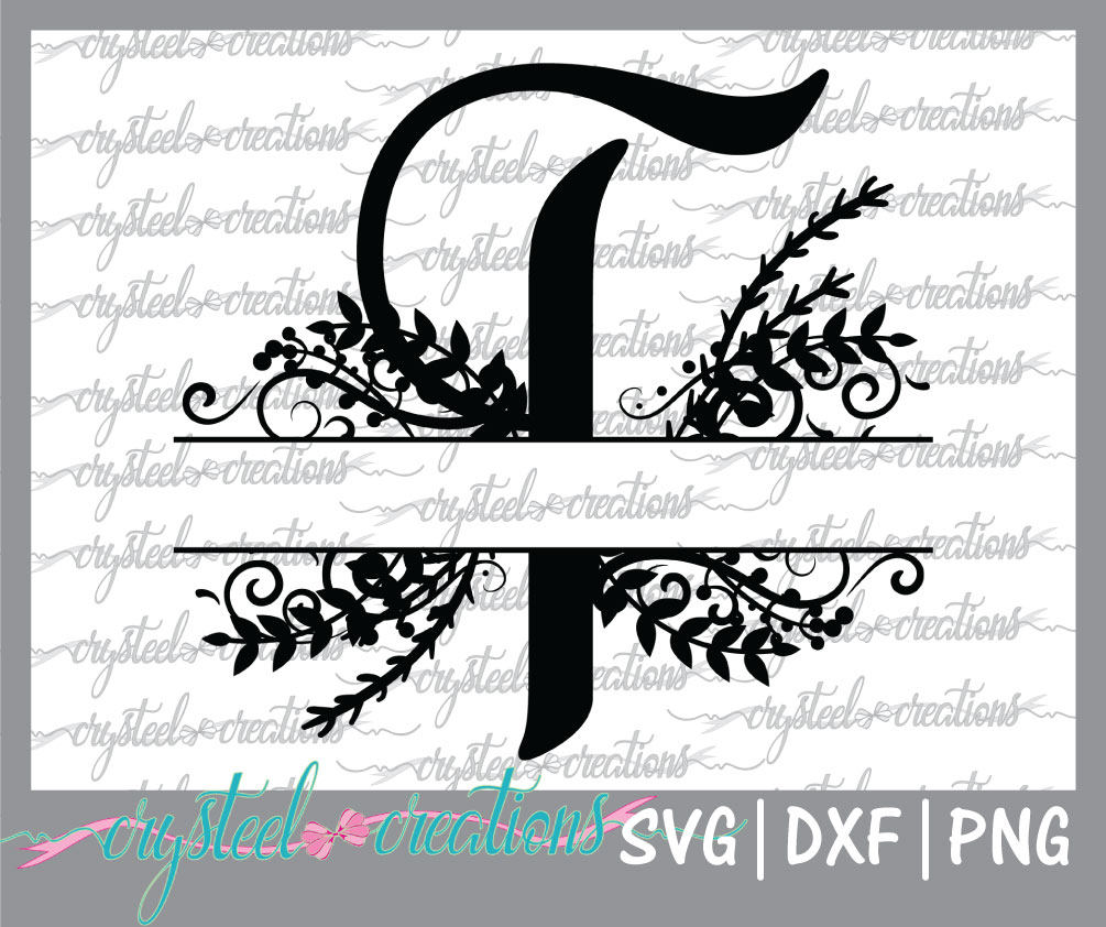 Letter T Split Monogram SVG PNG DXF Regal Split Alphabet | Etsy