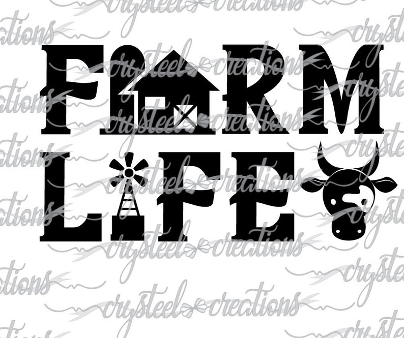 Farm Life SVG PNG DXF Silhouette Cricut Farmhouse svg | Etsy