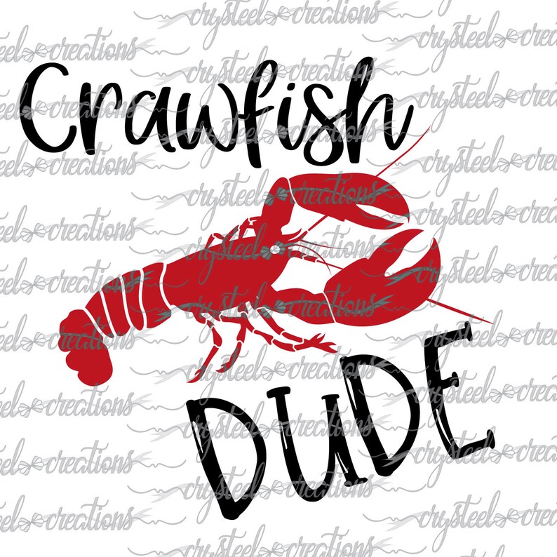 Painting Cute fun Crawfish Princess SVG PNG Vinyl Design crawfish boil ...
