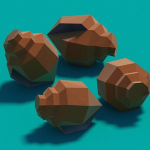 Papercraft PDF Template for Sea Shell, Origami, Paper, Sculpture ...