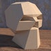 Skull Papercraft Template, 3D Paper Skull, DIY Halloween, Skull ...