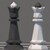 Papercraft 3D Chess Knight, PDF Template, 3D Origami Chess, Low Poly ...