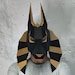 Papercraft DIY Anubis Mask, Paper 3d Anubis Mask, Anubis Template, SVG ...