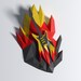Papercraft 3D Guitar Template, SVG Template, Paper Guitar Digital PDF ...
