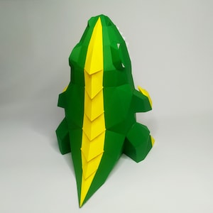 Papercraft 3d Dinosaur, Papercraft PDF Template for Dinosaur Box ...
