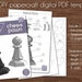 Papercraft Chess Pawn PDF Template, for DIY, 3D Origami, Paper ...