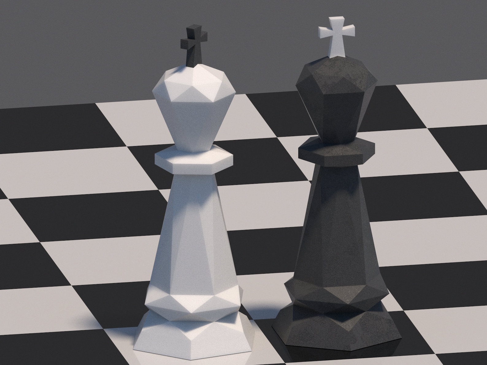 Papercraft Template for Chess King PDF Template for DIY 3D - Etsy