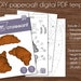 Papercraft Croissant, PDF Croissant Template, for DIY Croissant, 3D ...