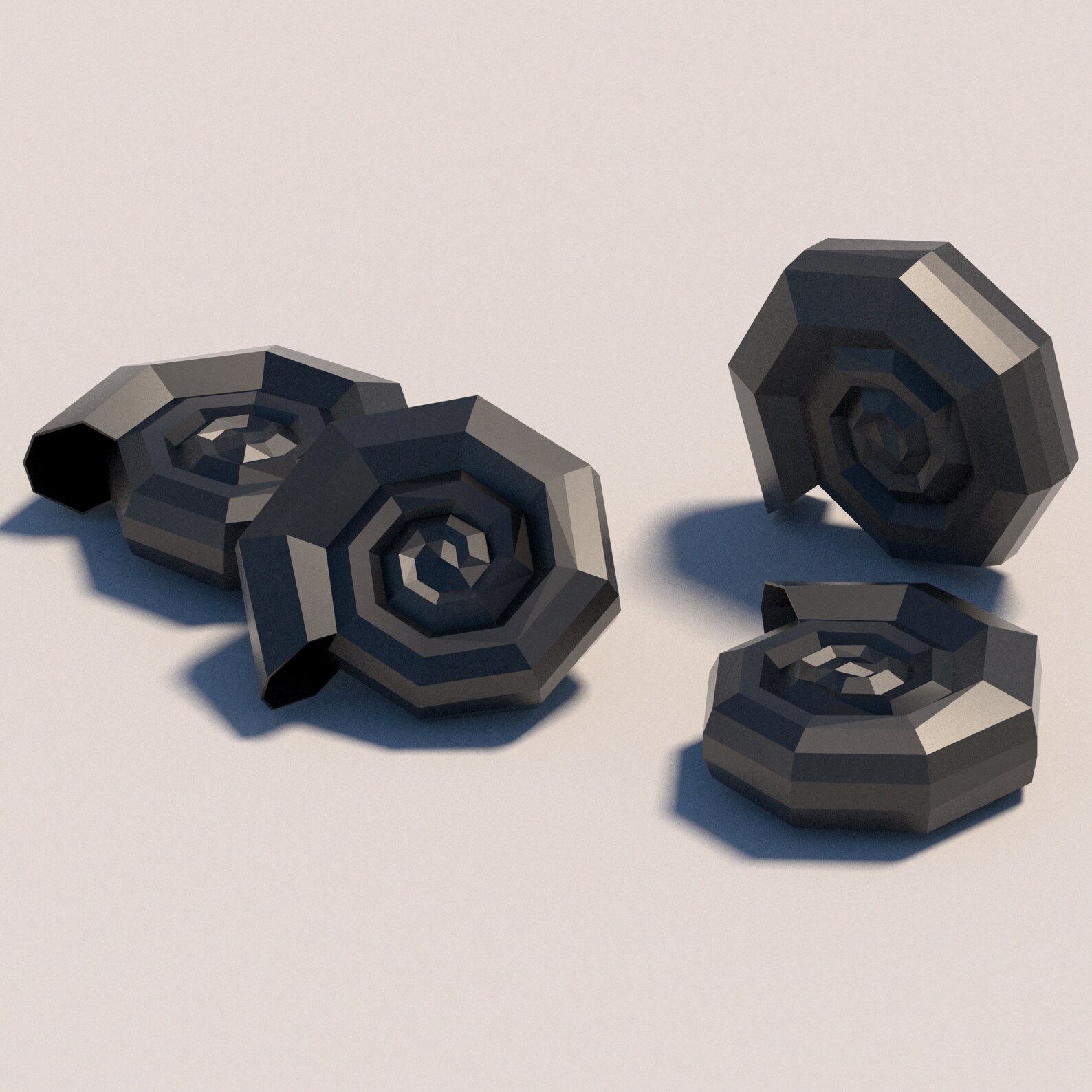 Papercraft PDF Template for Sea Shell, Origami, Paper, Sculpture ...