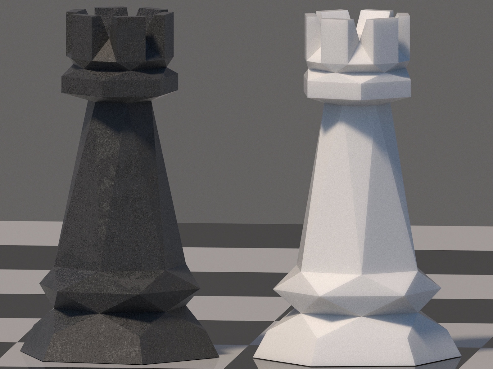 Pdfpapercraft Chess Rook Template for DIY 3D Origami Paper - Etsy