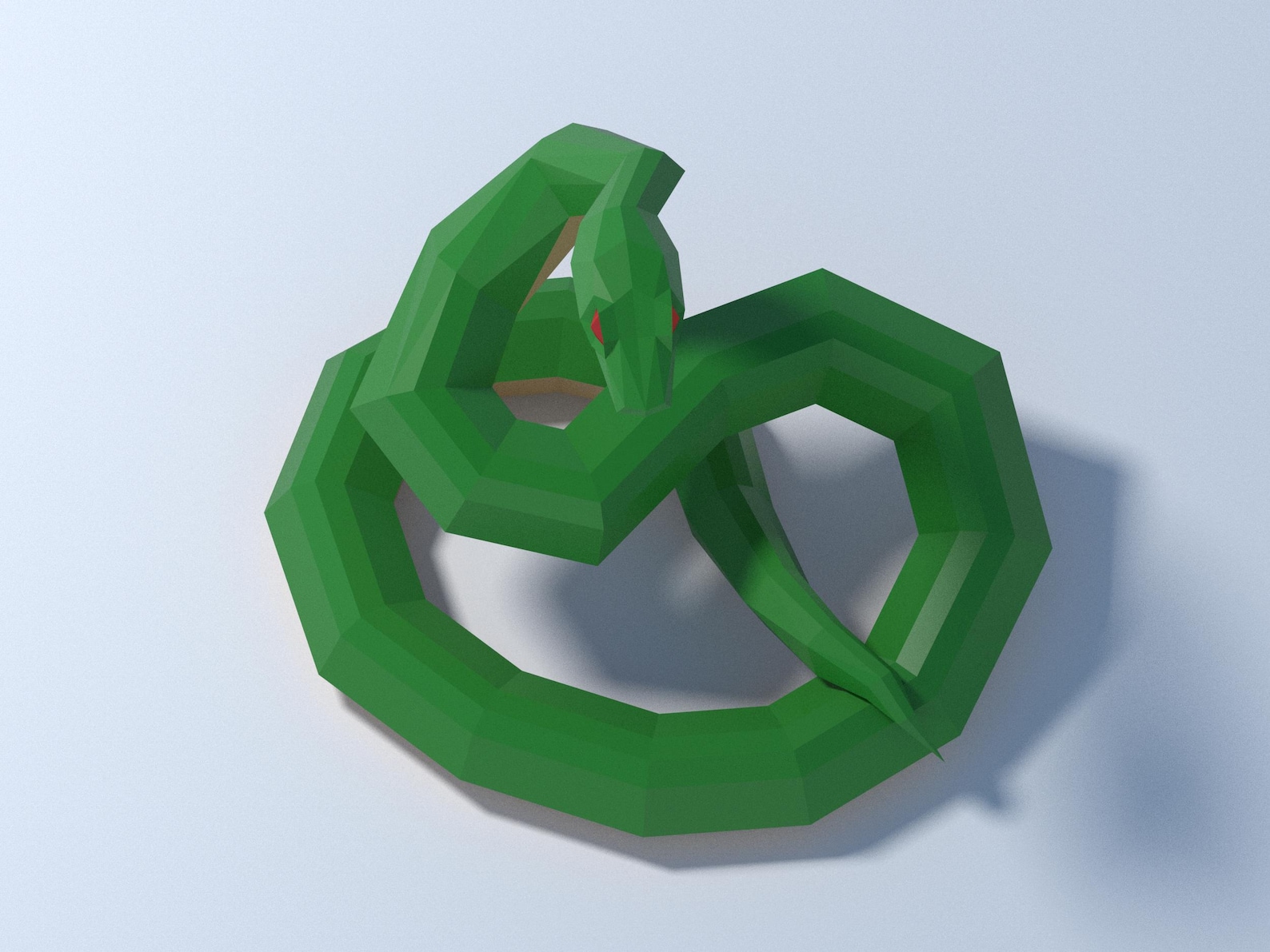 Papercraft Snake Digital PDF Template, DIY Paper Snake Template, New ...