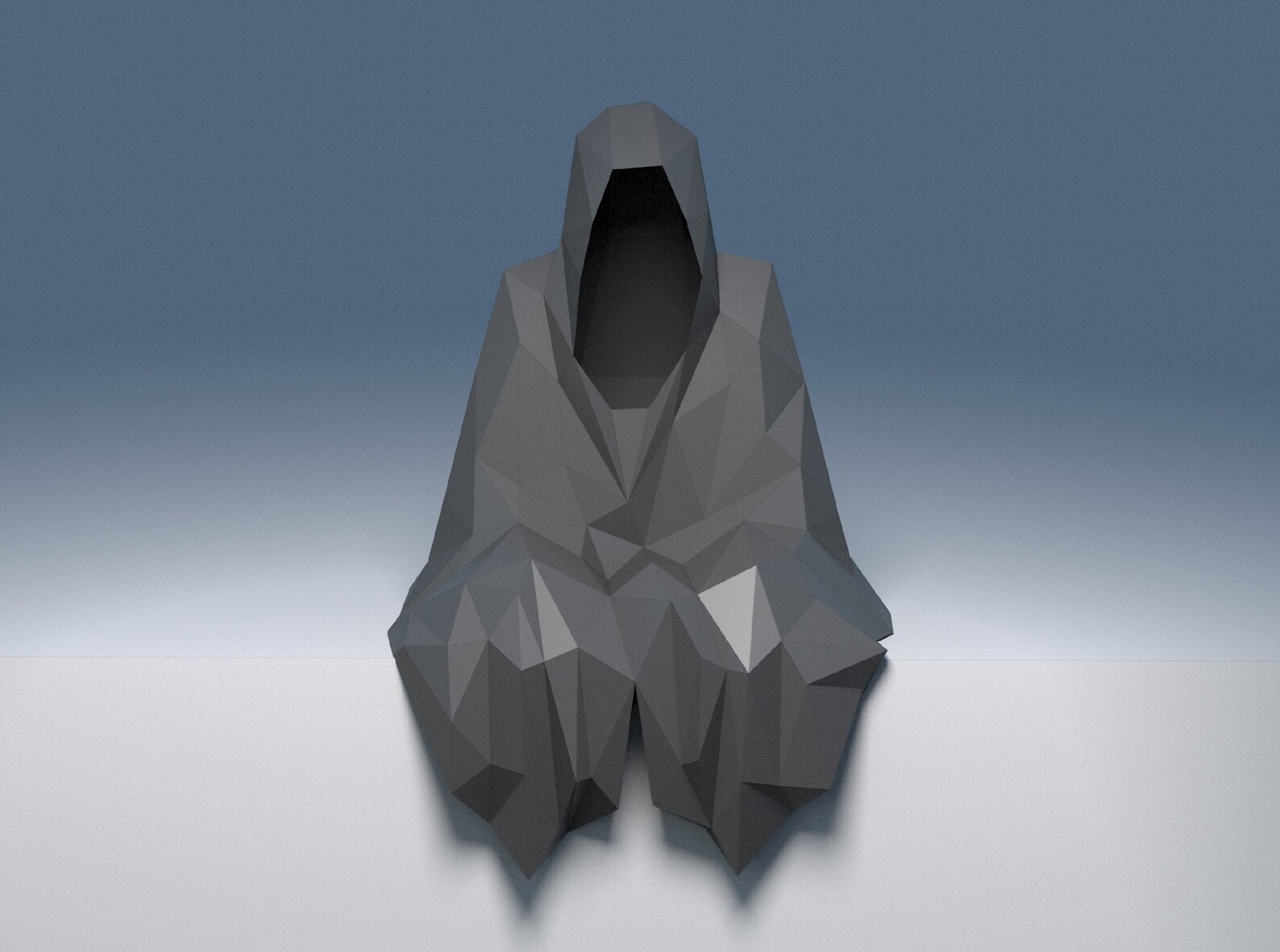 3D Papercraft Ghost PDF Template, Papercraft Halloween Decoration, SVG ...